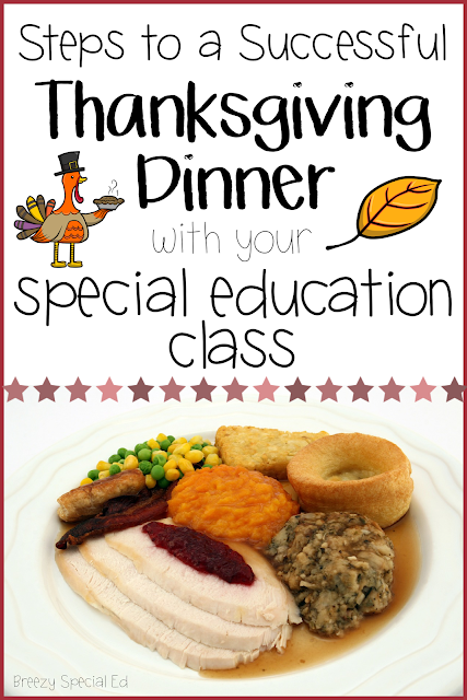 How to Host a Thanksgiving Feast with Your Special Education Class ...