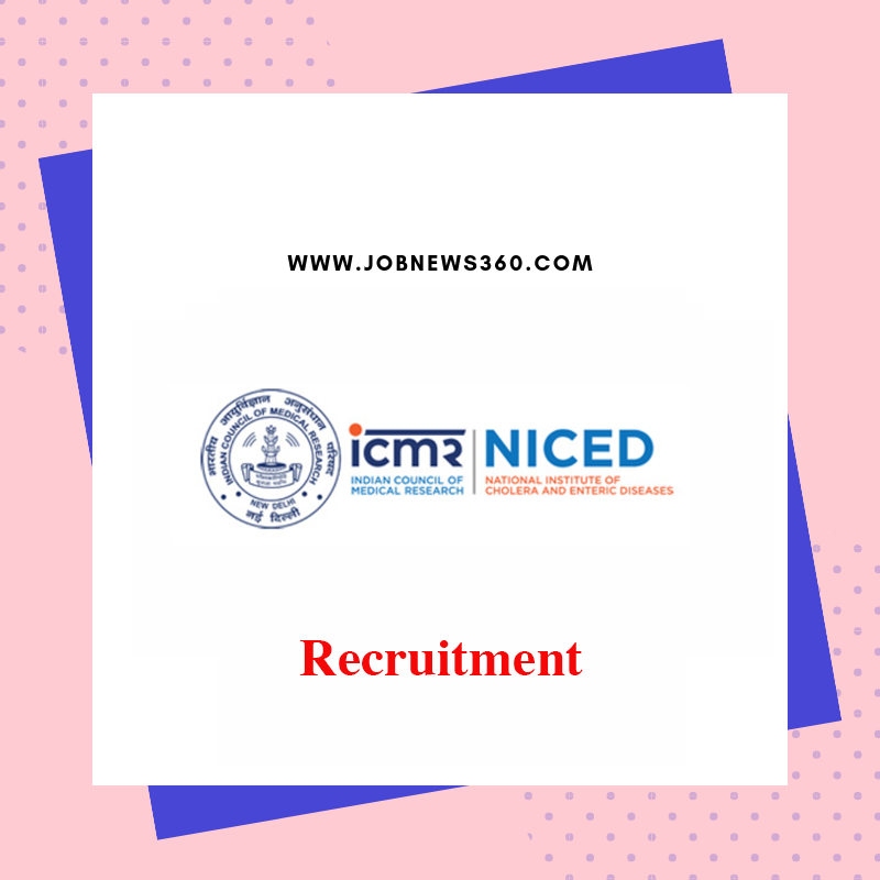 NICED Kolkata Walk-IN 2019 for SRF posts