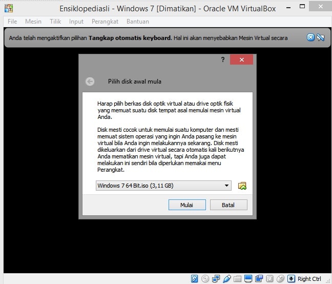 √ Cara Mudah Install Windows 7 VirtualBox Lengkap+Gambar - Ensiklopediasli