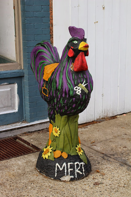 Pam's Backyard Chickens: Chicken Statues & The Great Chicken Fry Off!