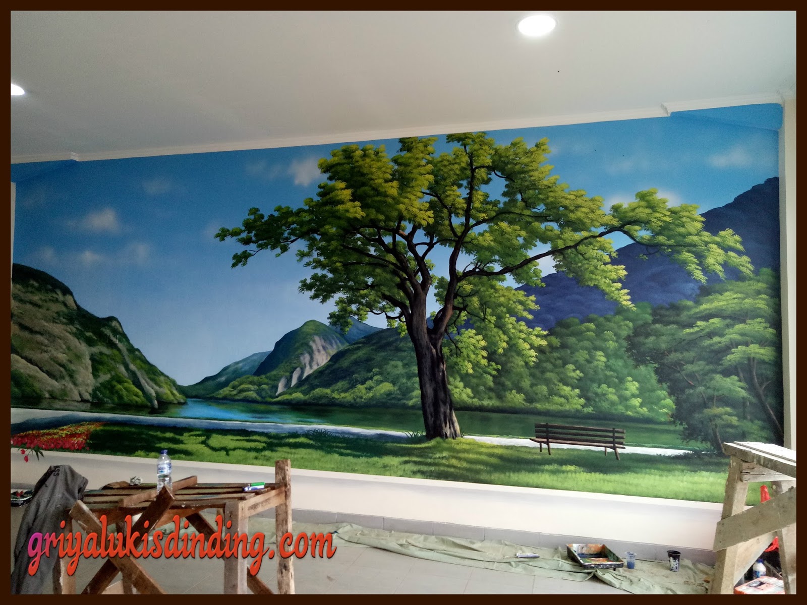 39+ Gaya Terbaru Gambar Pemandangan Lukis, Gambar Pemandangan