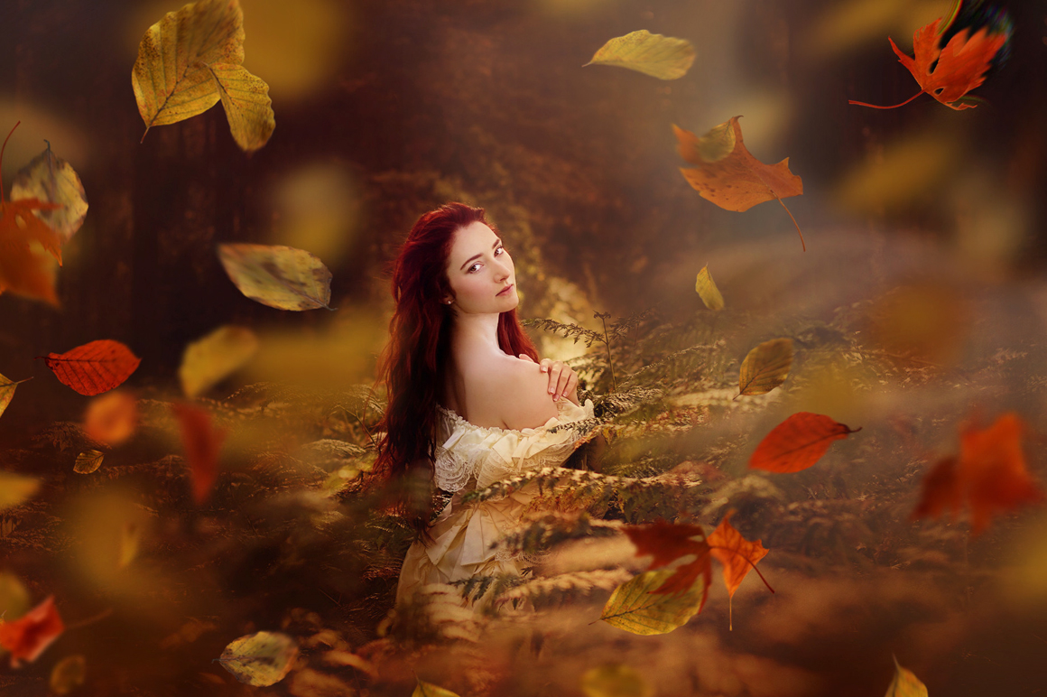 Falling Leaves Overlays Free Tutorial - Kimla Designs and Photography