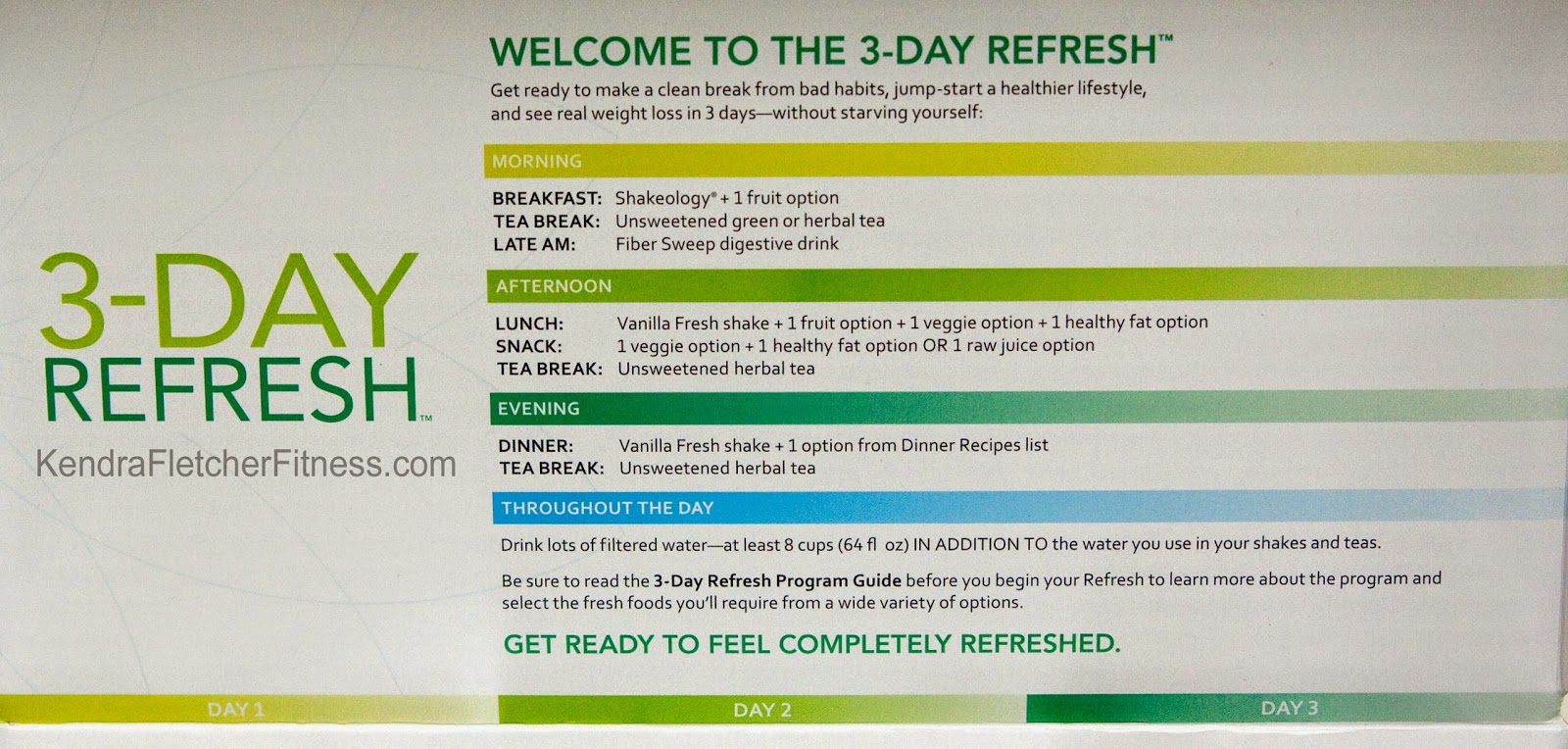 Country Girl Fitness: 3 Day Refresh