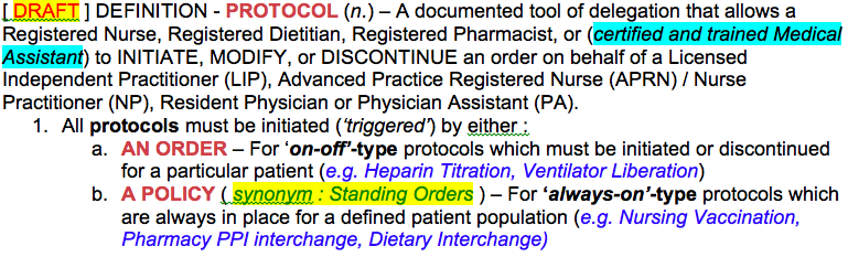 DirkMD - CMIO Perspective: An Opinion : What exactly are "Protocols ...