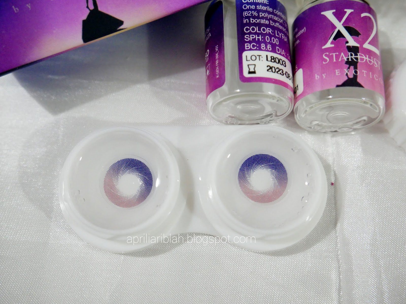 [ REVIEW ] SOFTLENS KEKINIAN DARI X2 STARDUST - LIA'S STORY