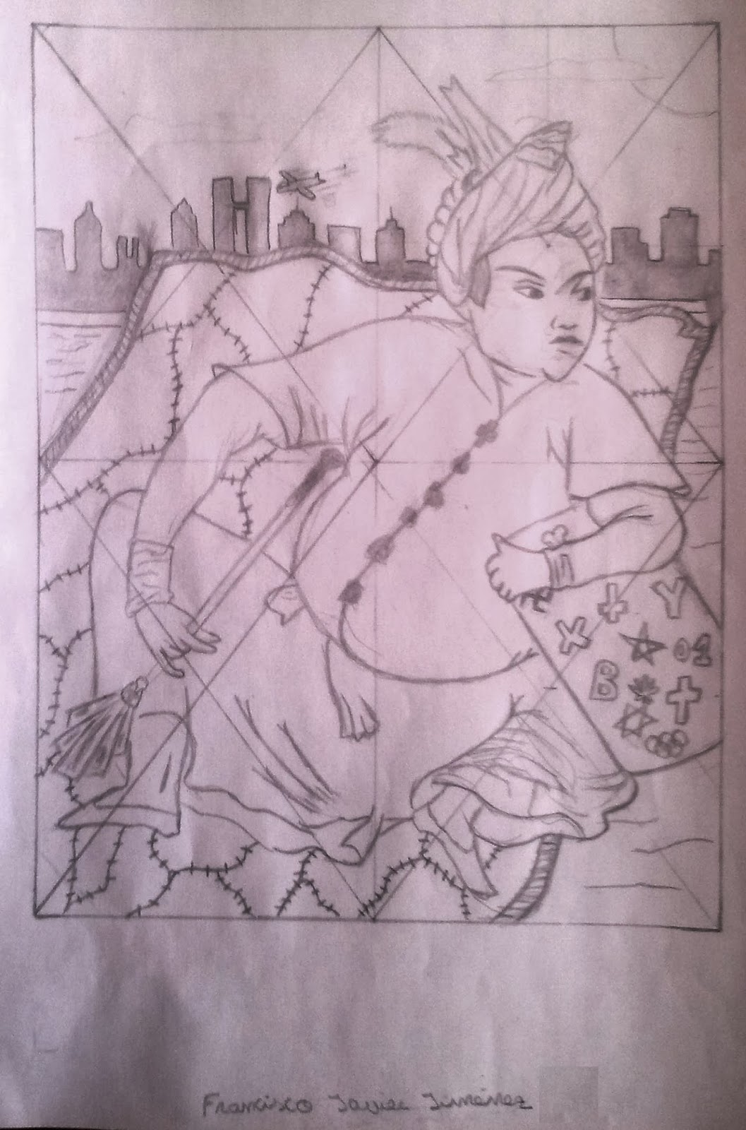 AULA DE DIBUJO: Técnica de los "dibujos invertidos"