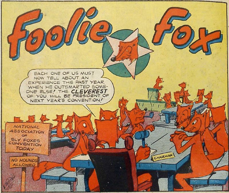 The 1940s Funny Animalphabet: 1940s Funny Animalphabet - F