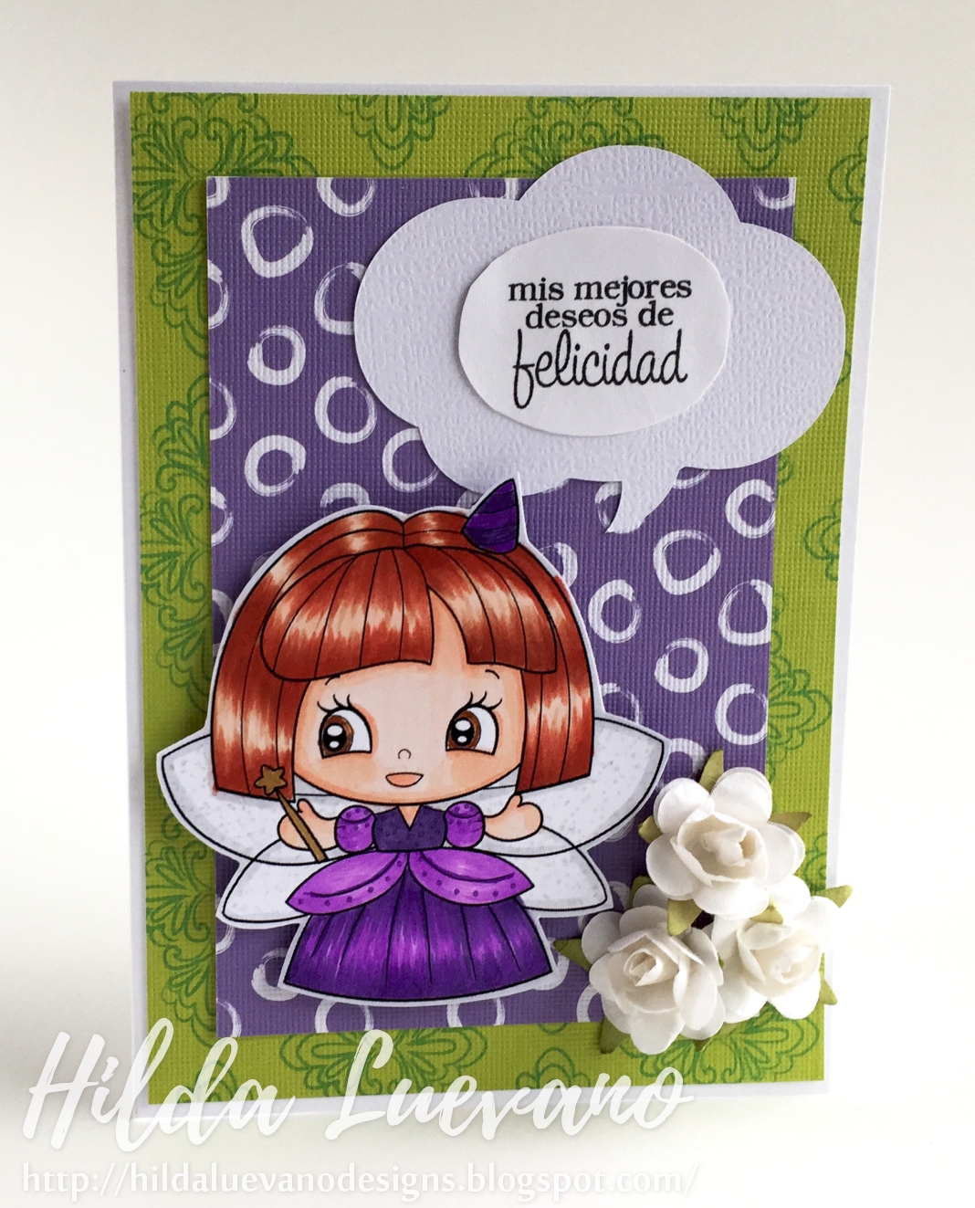 Hilda Designs: Fairy Card