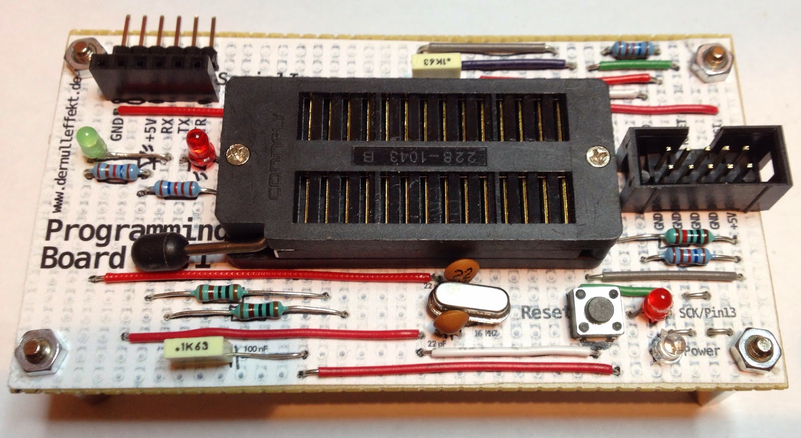 THD Arduino Projekte: Arduino Programmer Board, Teil 2 THD Arduino Projekte: Arduino Programmer Board, Teil 2