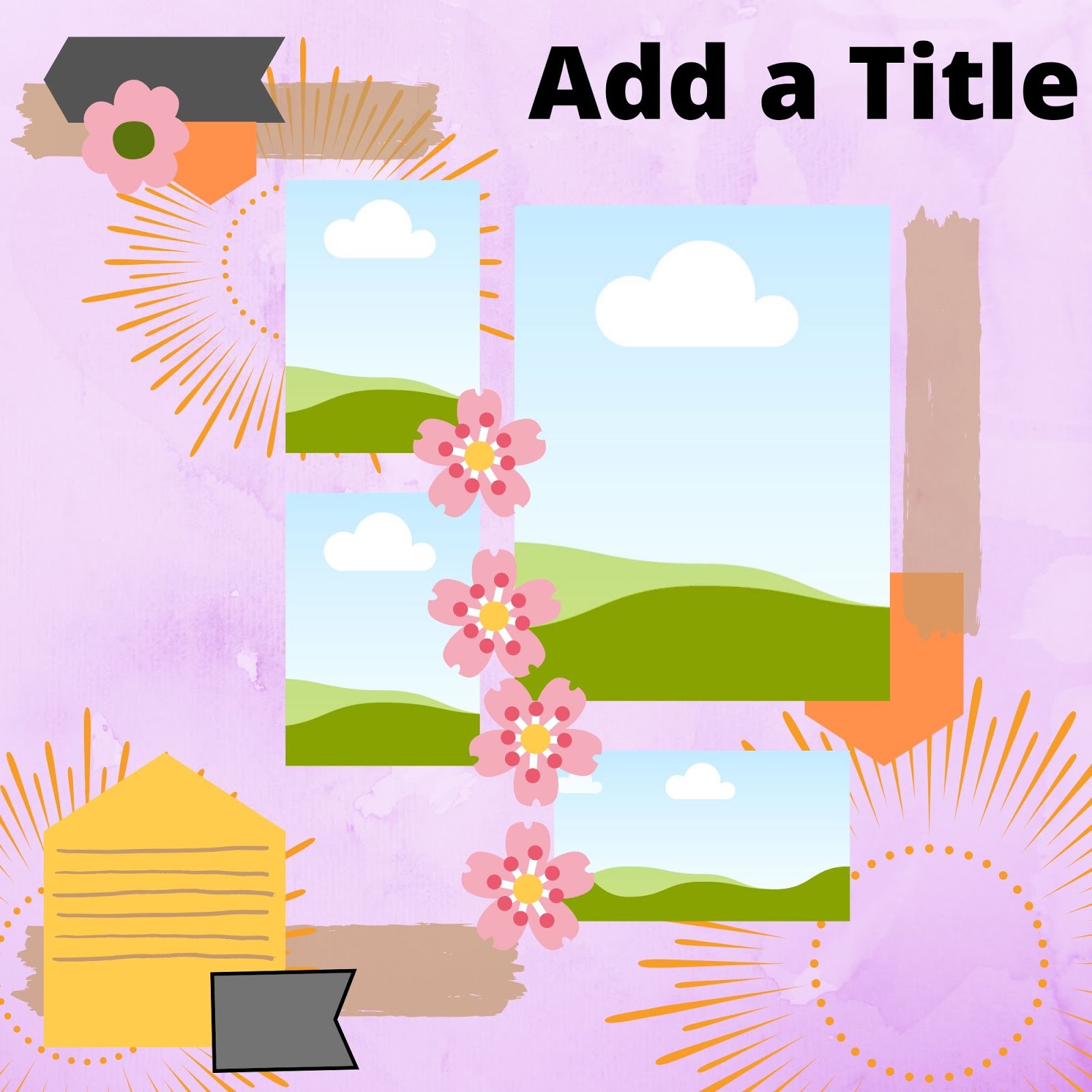 Iggy Jingles Crafts: Here's a nice four picture layout