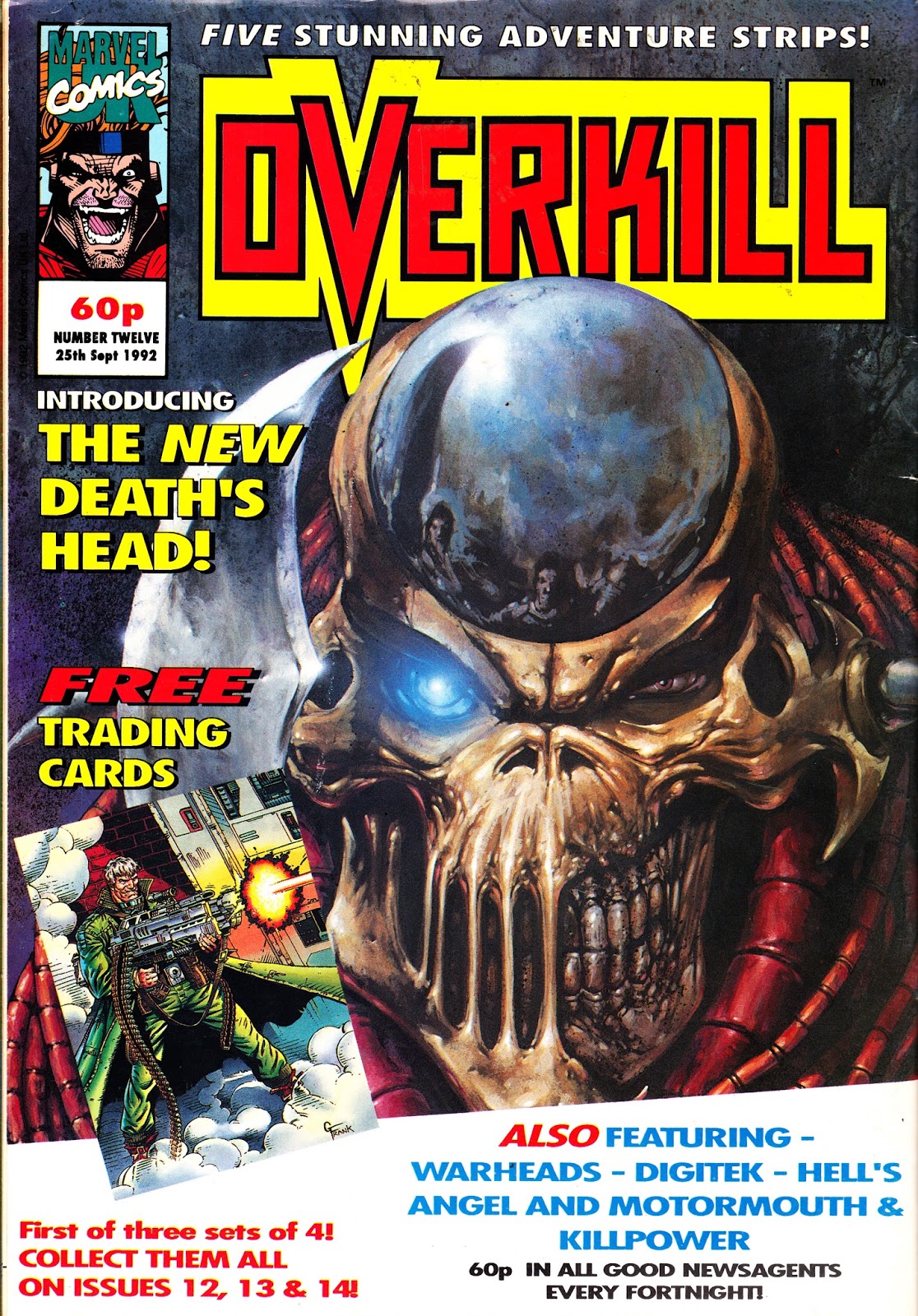 STARLOGGED - GEEK MEDIA AGAIN: 1992: DEATH'S HEAD II debut in OVERKILL ...