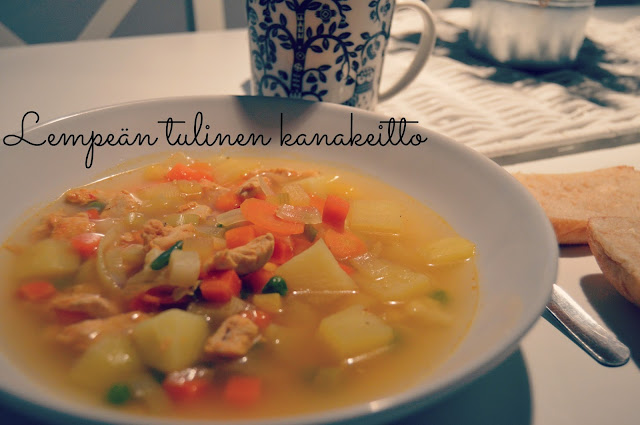 ROSAMIMI: Lempeän tulinen kanakeitto.