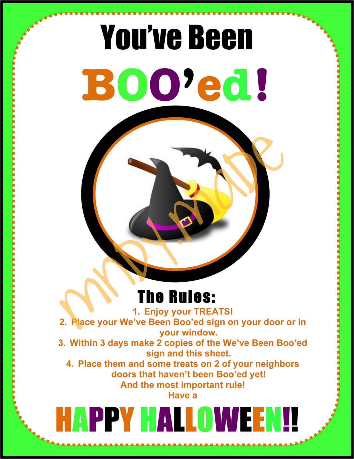 mndy.made: Spooky Saturday! + Free Printable