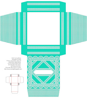 Don't Eat the Paste: Printable Lacy Boxes