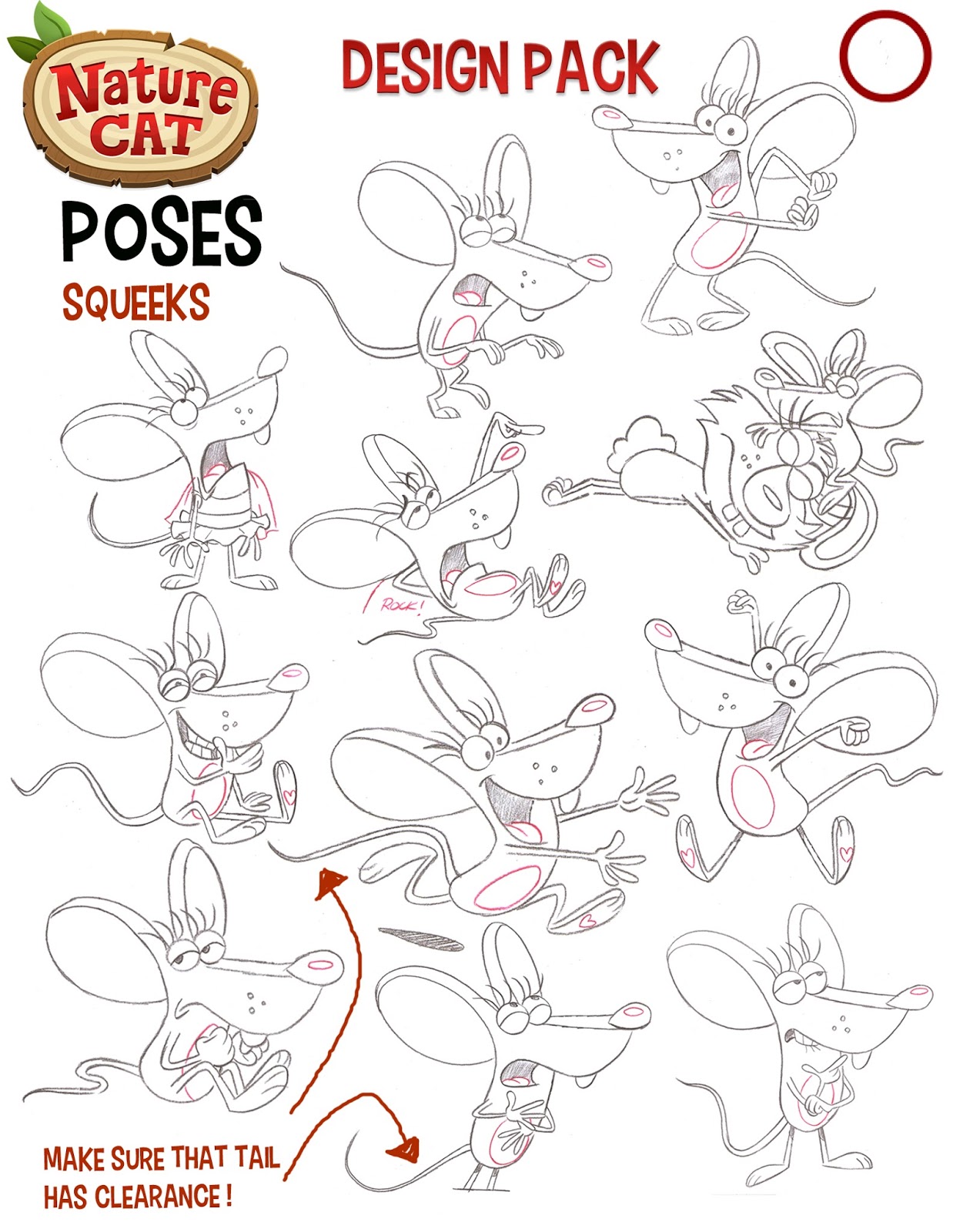 Dave MacDougall: NATURE CAT STYLE GUIDE POSE SHEETS