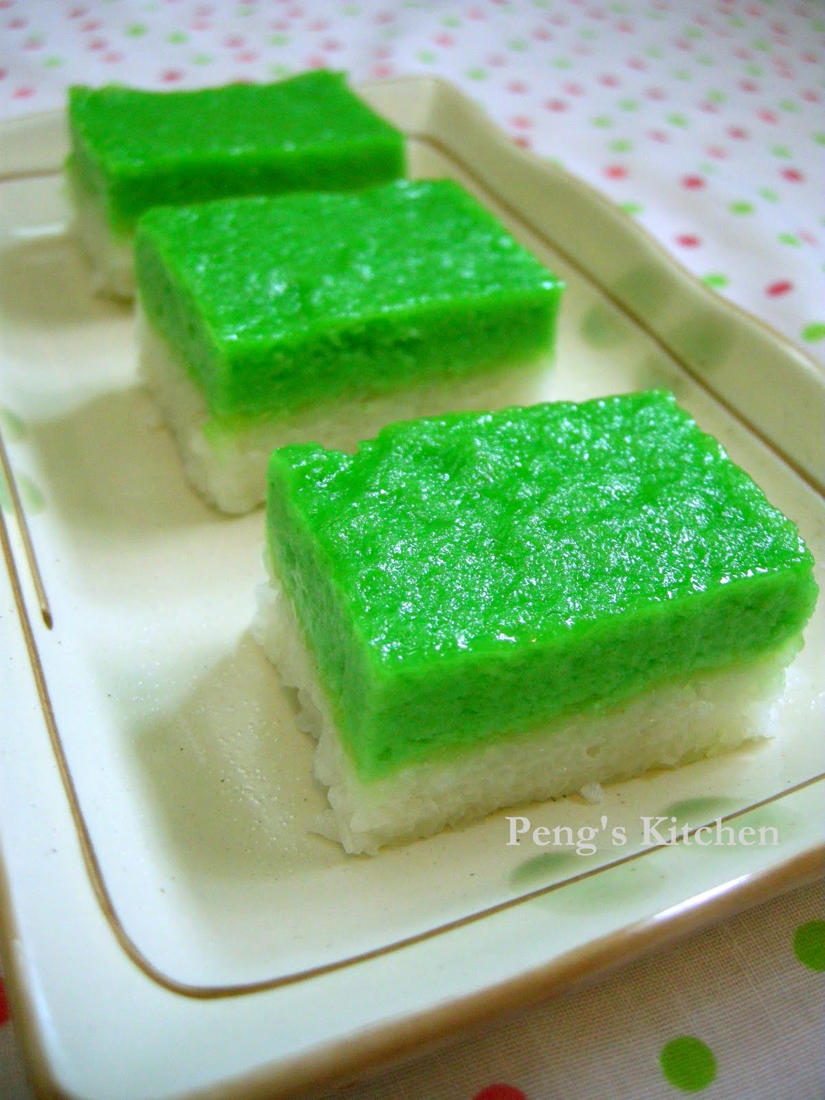 Peng's Kitchen: Kuih Seri Muka