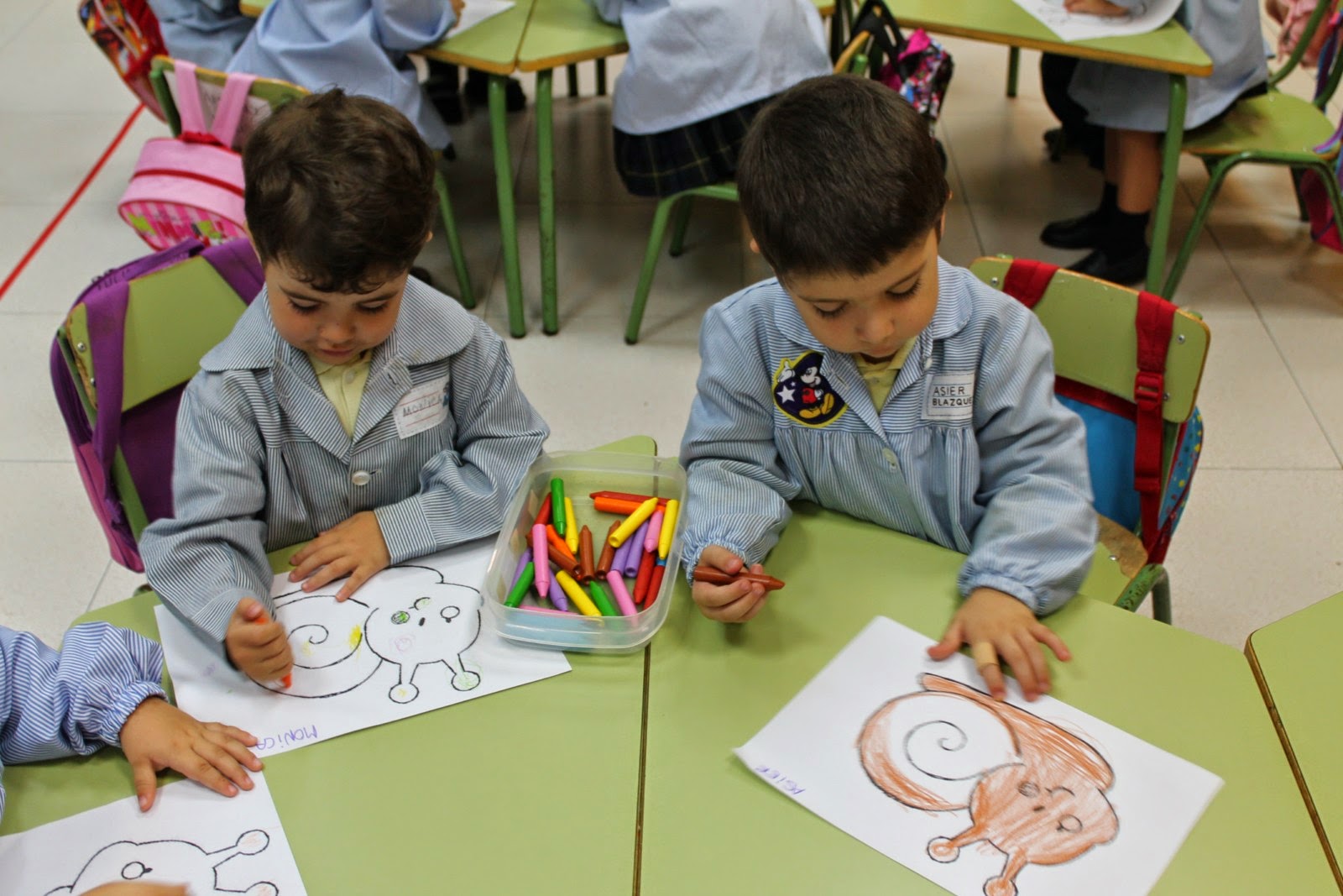 UNA VENTANA ABIERTA A NUESTRO MUNDO: 1º de Infantil en su primera semana