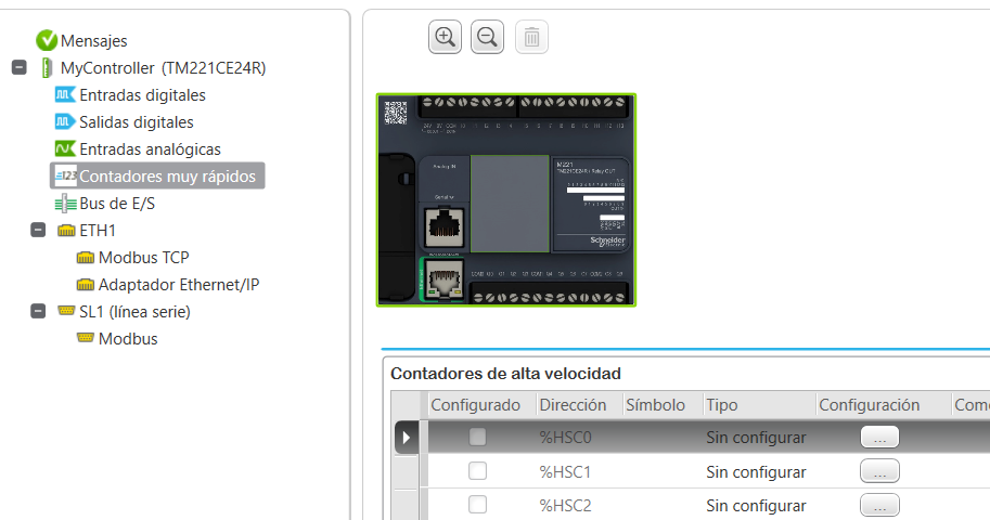 Automatización Industrial: Encoder (HSC) en Schneider M221