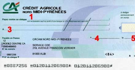 Comment Remplir Un Chèque Credit Agricole ~ comment remplir