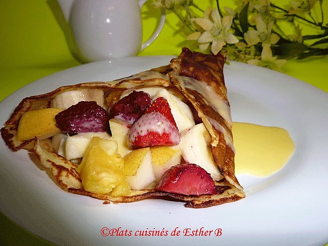 Les plats cuisinés de Esther B: Crêpes sucrées