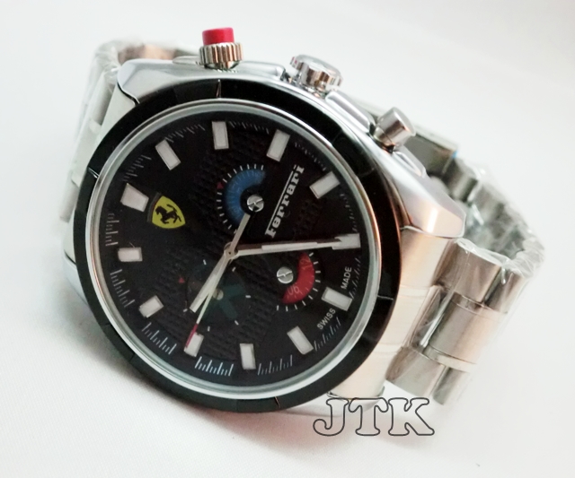 JAM TANGAN FERRARI SPEEDOMETER COLOUR STAINLESS Rp 280.000