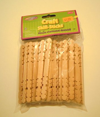An Elephant a Day: Elephant No. 249: Interlocking Popsicle Sticks