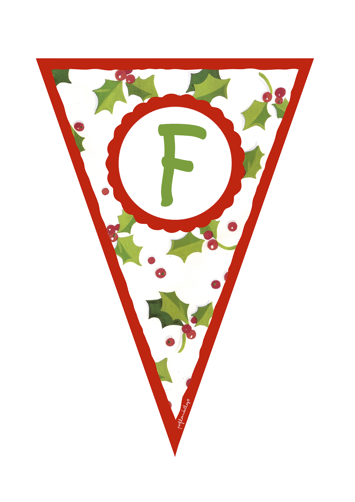 Perfileando. : Banderines Navidad.