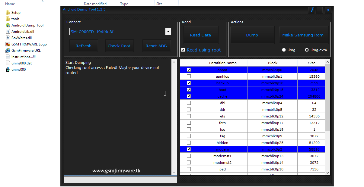Android ROM Dumper Tool V1.3.5 [By BoxWares Team]