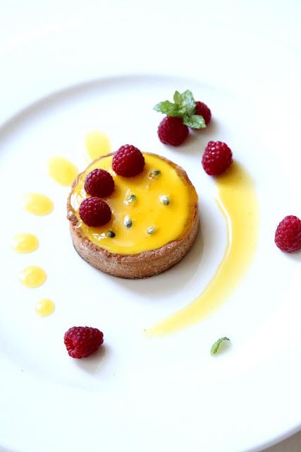Gourmet Baking: Passion Fruit and Raspberry Tart
