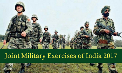 Joint Military Exercises of India 2017 | Csslord