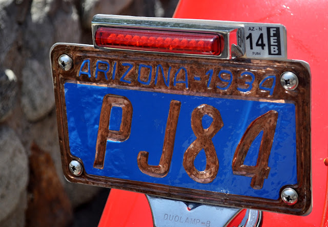 A variety of copper license plates from early Arizona - CARS TODAY
