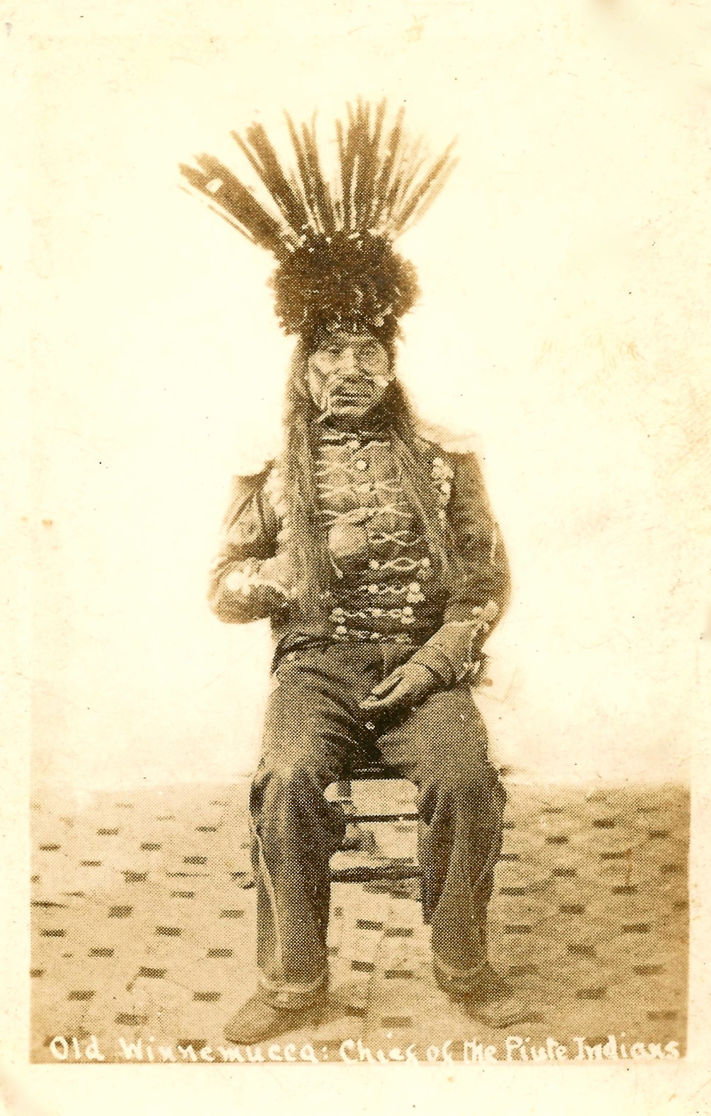 My Favorite Postcards: Old Winnemucca: Chief of the Paiute Indians