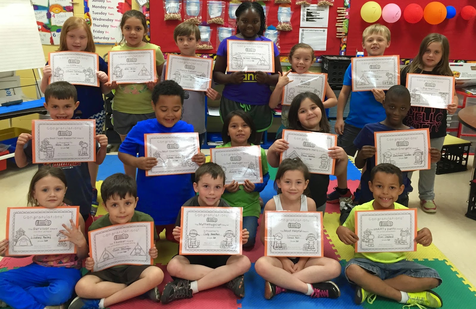 FIRST GRADE MON-STARS: 1st Grade Smarty Pants Camp
