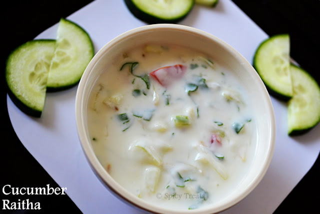 Spicy Treats: Tofu Masala Paratha N Cucumber Raita