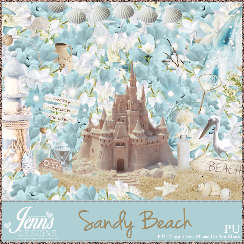 Creative Disorder Designs: Sandy Beach by Jenn's Designs