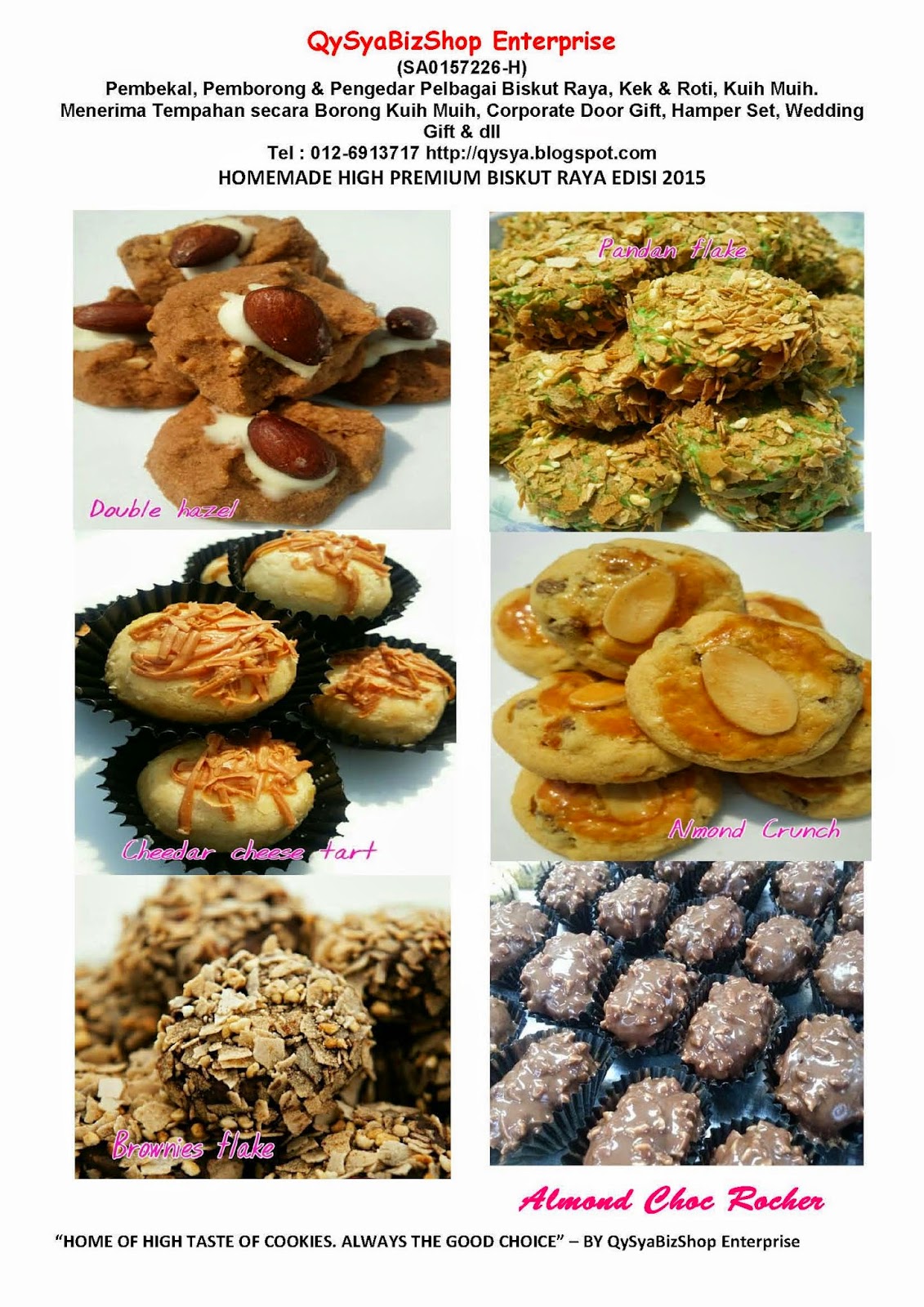 Biskut Raya Terkini, Cookies, Corporate Door Gift, Hamper set, Wedding ...