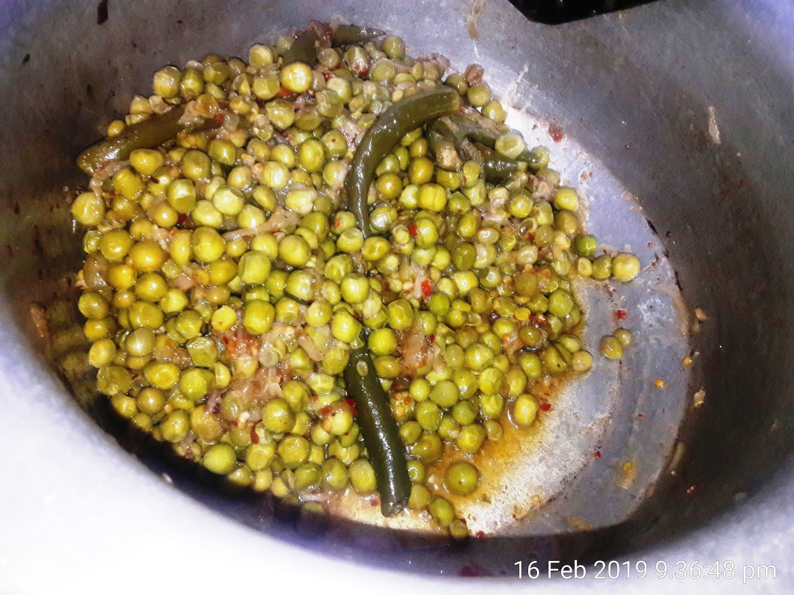 Fried Matar Masala Recipe - Yummy Traditional