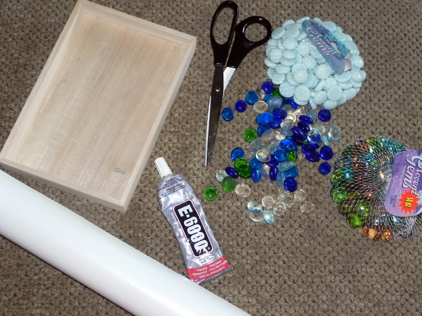 Smart N Snazzy 30 Days Of Diy Day 16 ~ Beachy Glass Wall Art