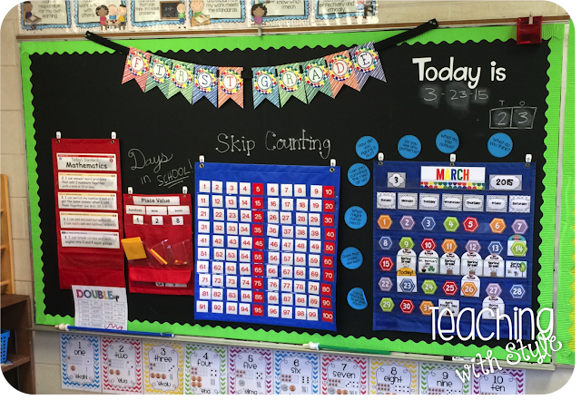 Calendar and Math Centers | Teaching With Style