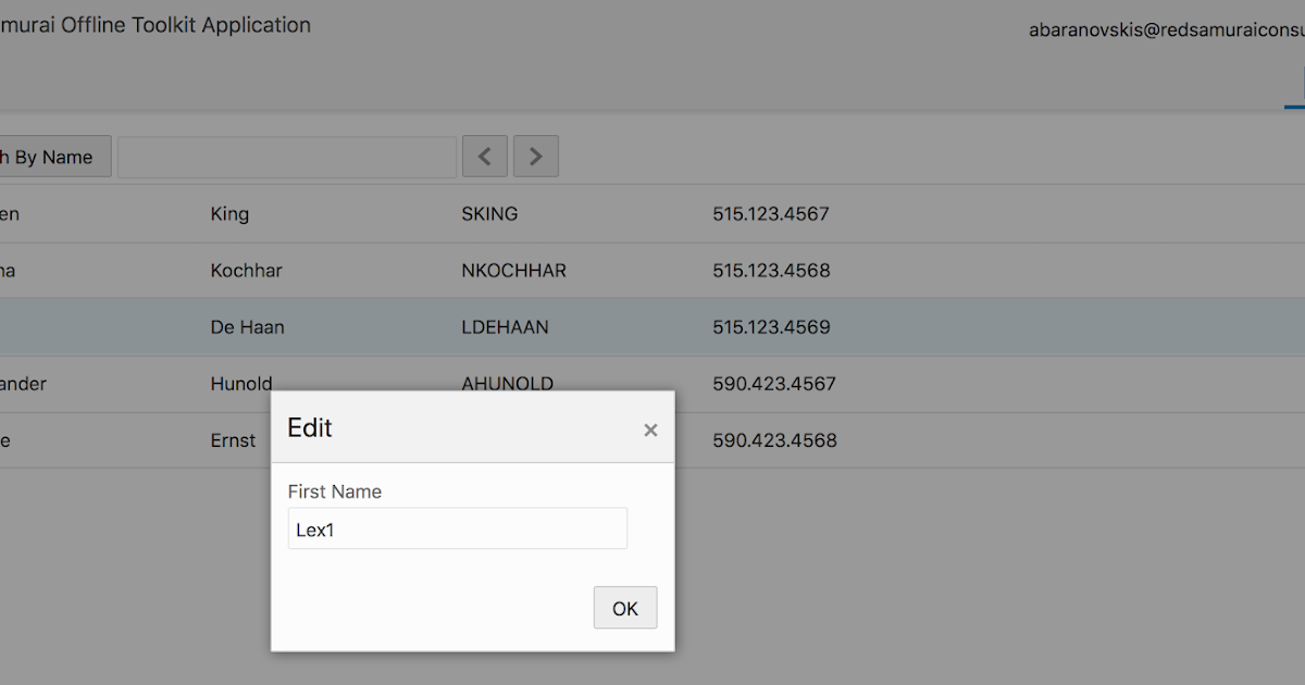 Andrej Baranovskij Blog: Oracle Offline Persistence Toolkit - Submitting Client Changes