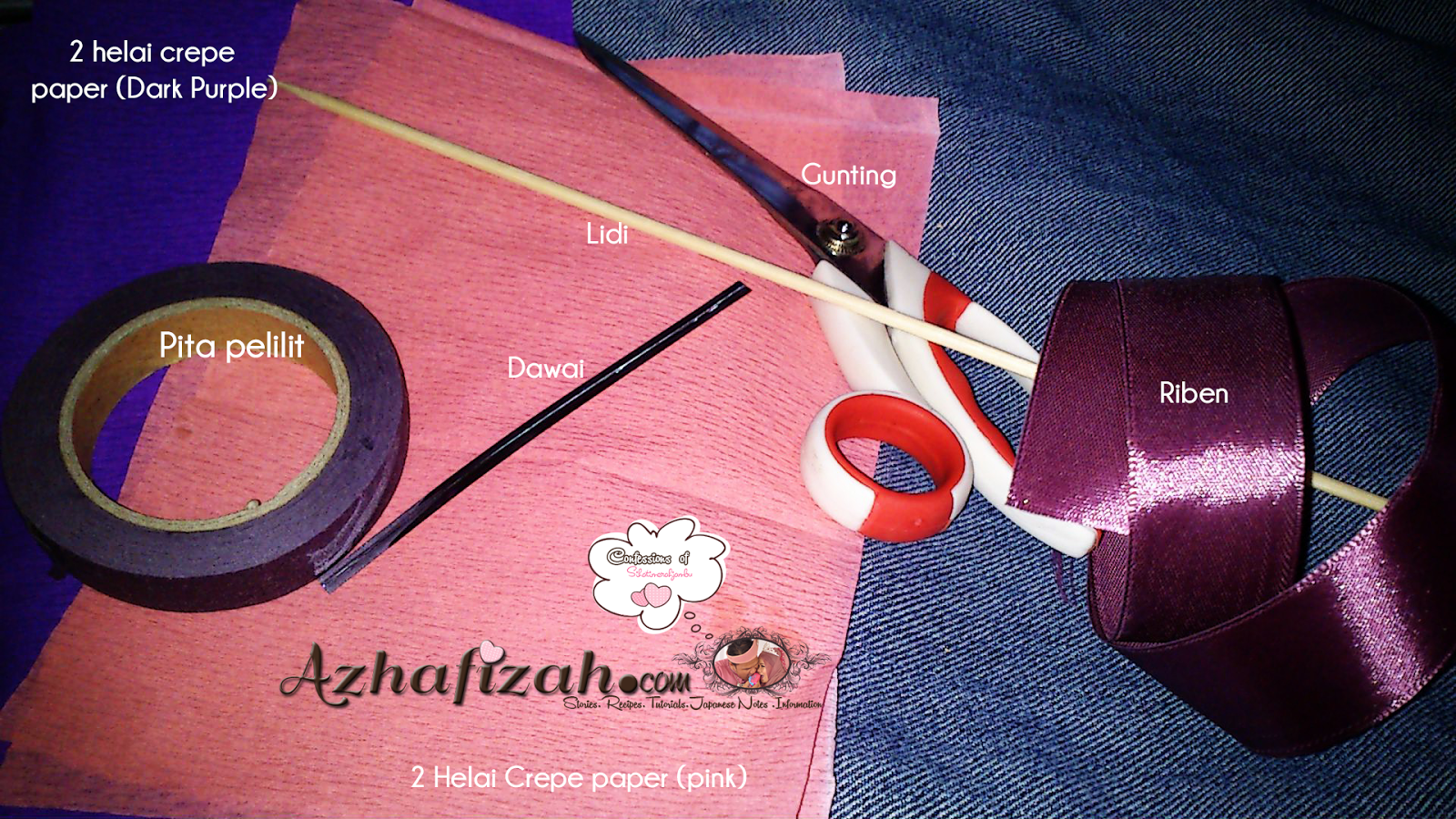 Tutorial : DIY Bunga Pahar | Blog Sihatimerahjambu