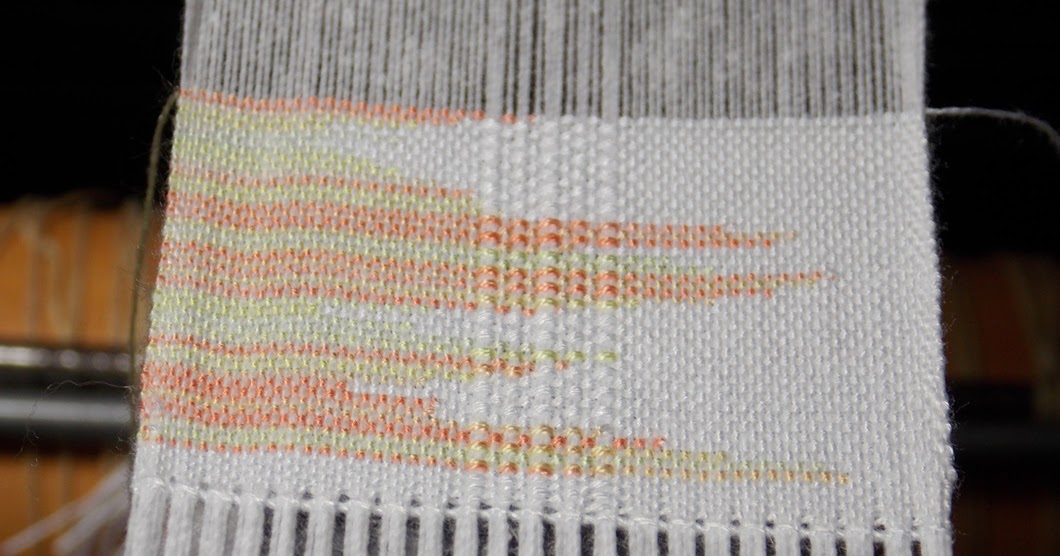 WEAVING FOR FUN: Clasp Weft Bookmark