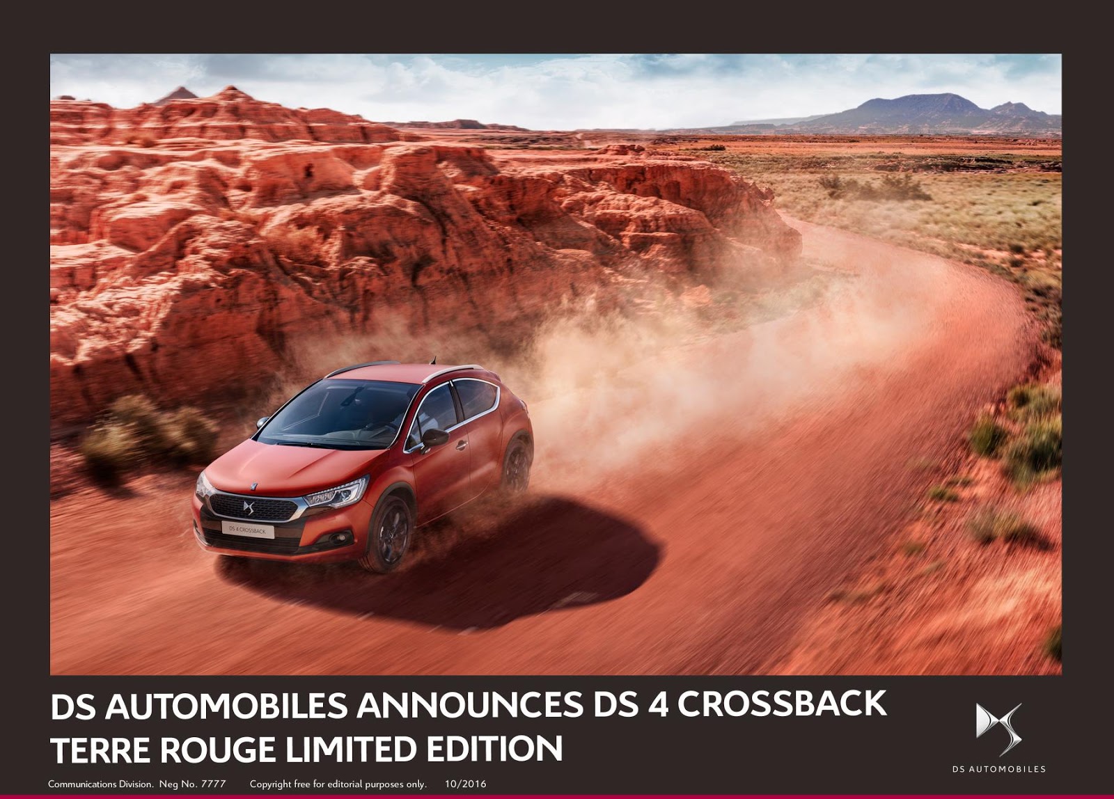 The Motoring World: DS Automobiles is launching DS 4 Crossback Terre ...