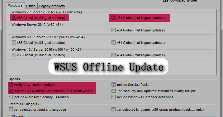 WSUS Offline Update 11.9 | Actualizar Windows y Office sin conexión a ...
