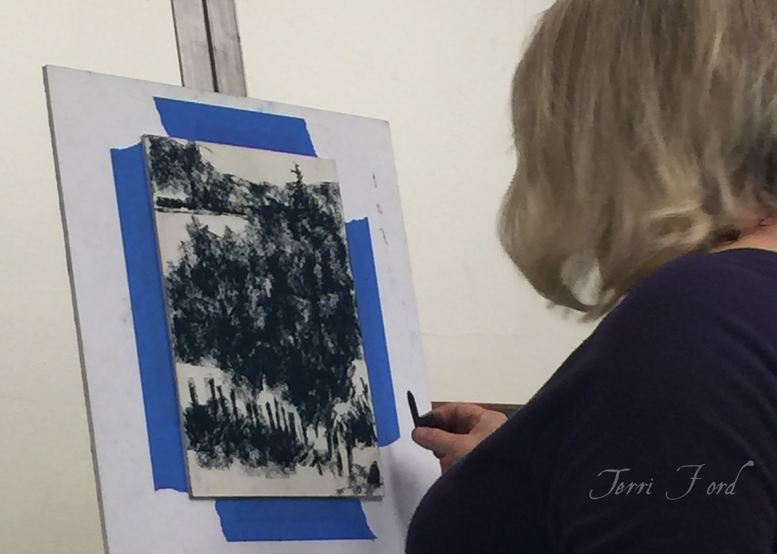 Cobalt Violet: Terri Ford Pastel Workshop and Ojai Preserve Painting in ...