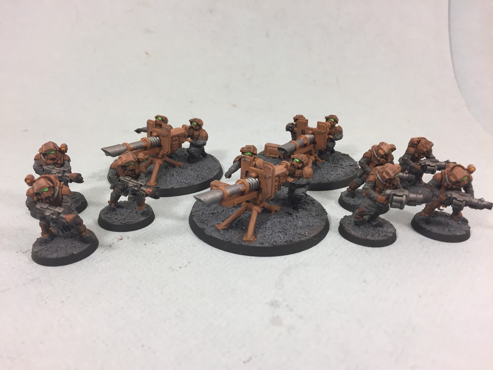Itty Bitty Soldiers: 40k: GSC Neophyte Heavy and Special Weapons
