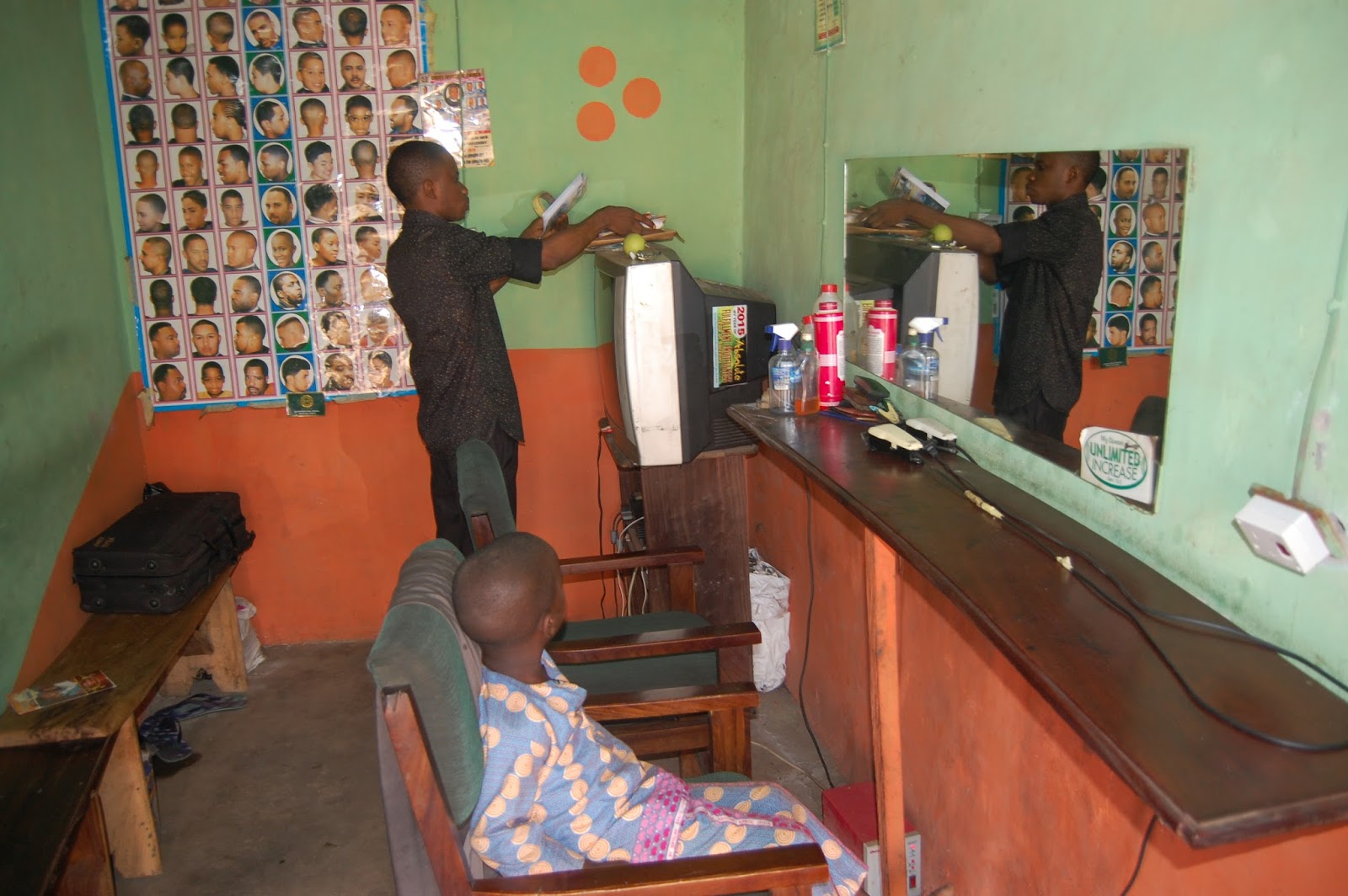 FAJI CARES GLOBAL CONCEPTS: UNIQUE BARBING SALOON!!!