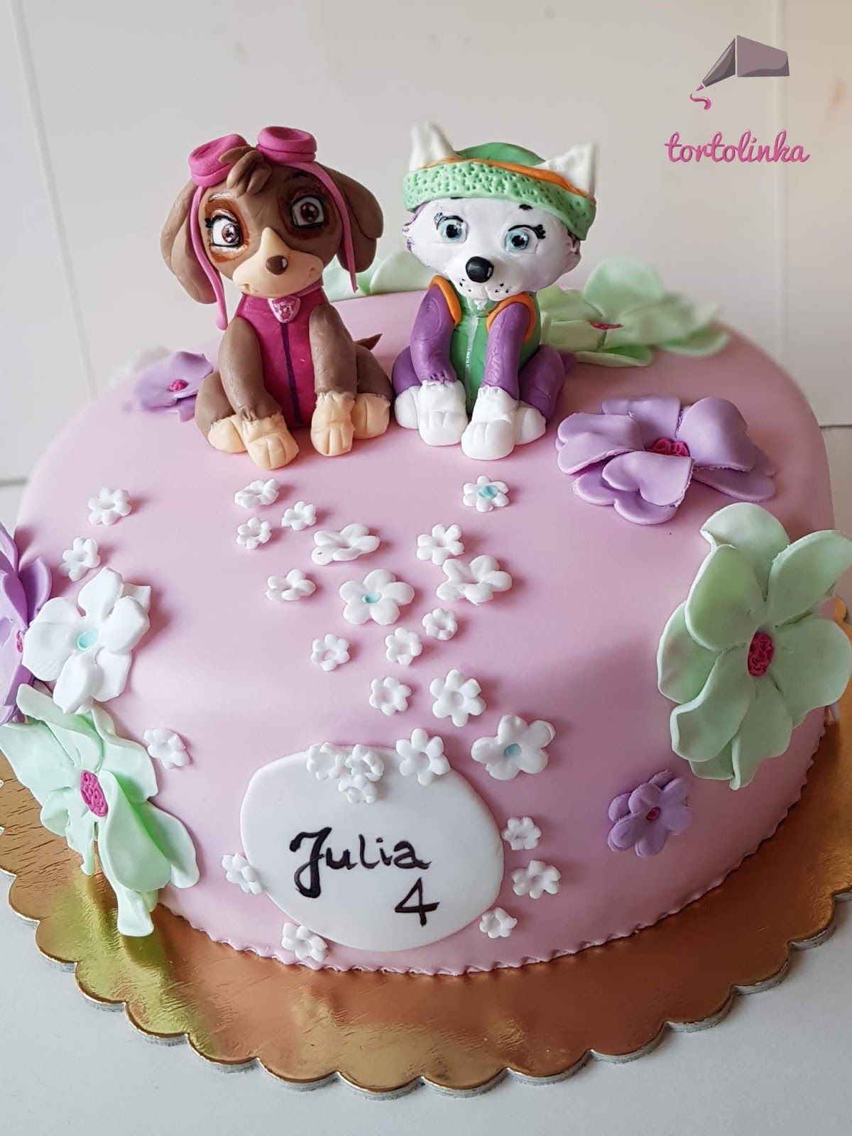 Tortolinka - torty artystyczne :): Tort psi patrol Sky i Everest