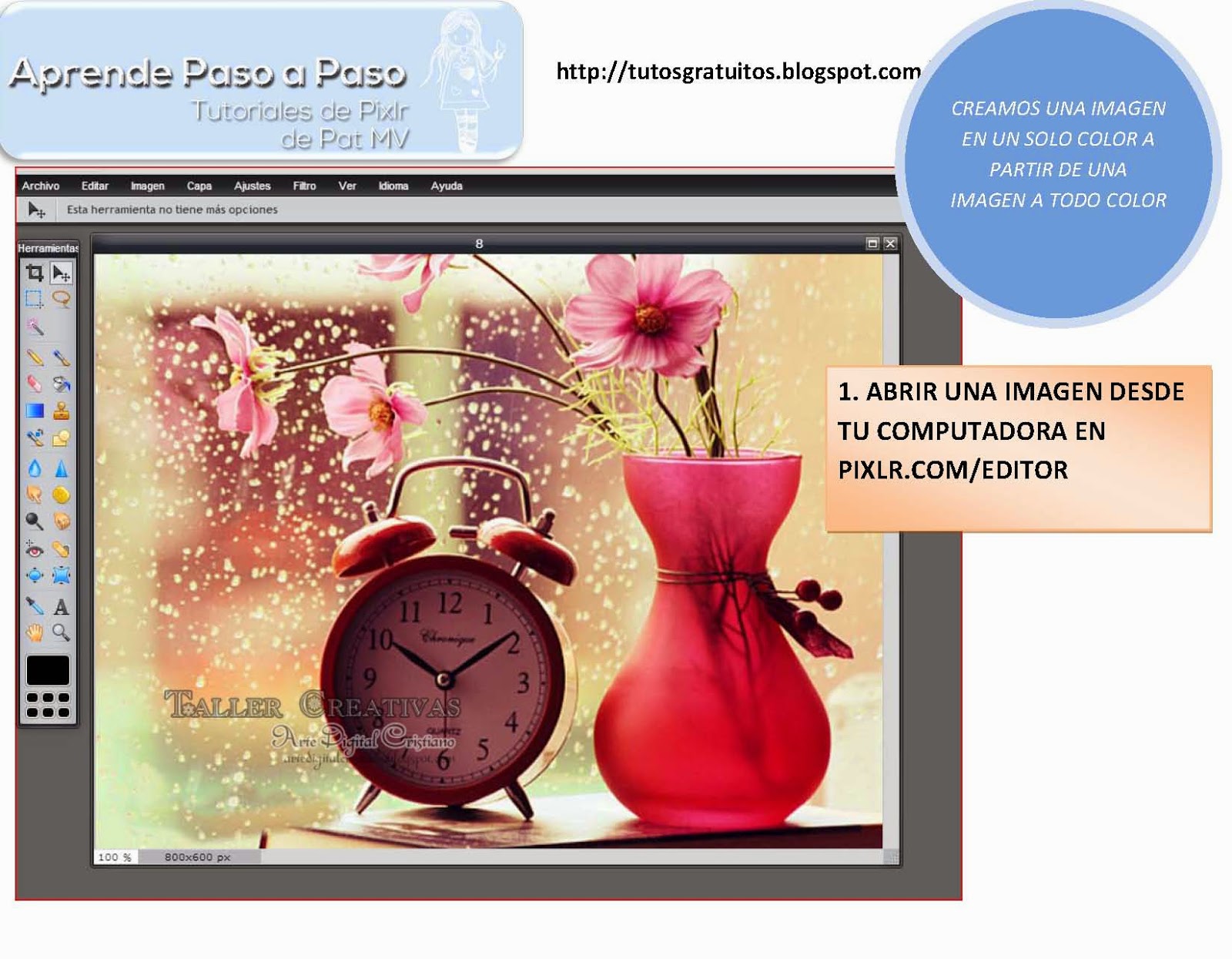 Cómo crear una imagen de un solo color a partir de una a todo color