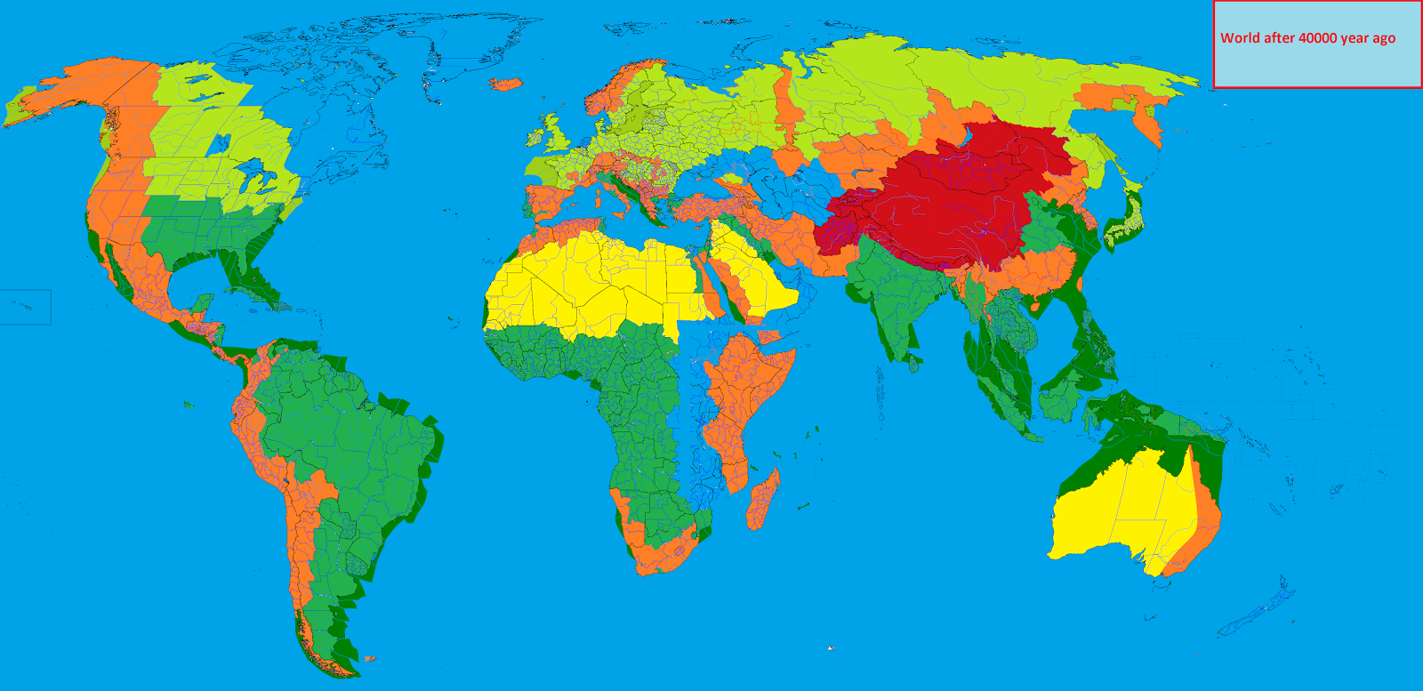 World Map 1000 Years Ago - United States Map